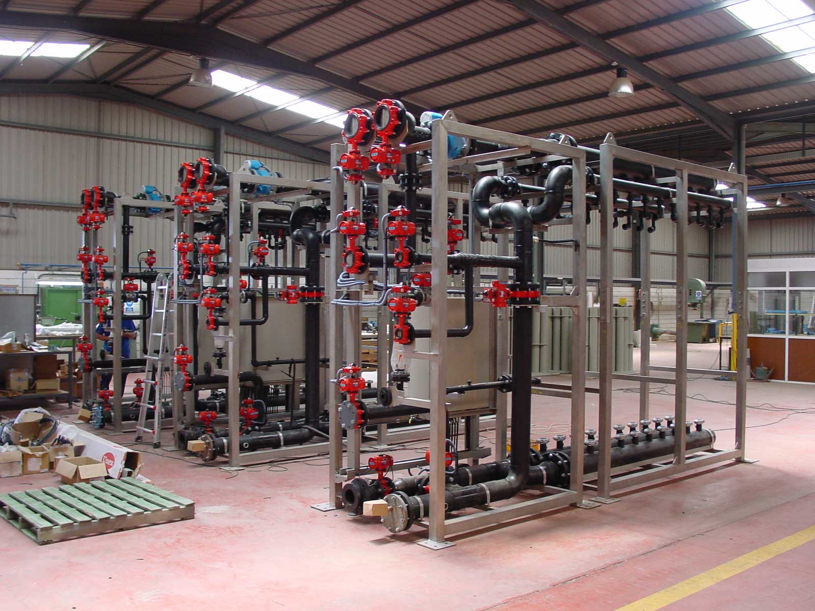 Microfiltration racks and CIP plant - Grupohpt English