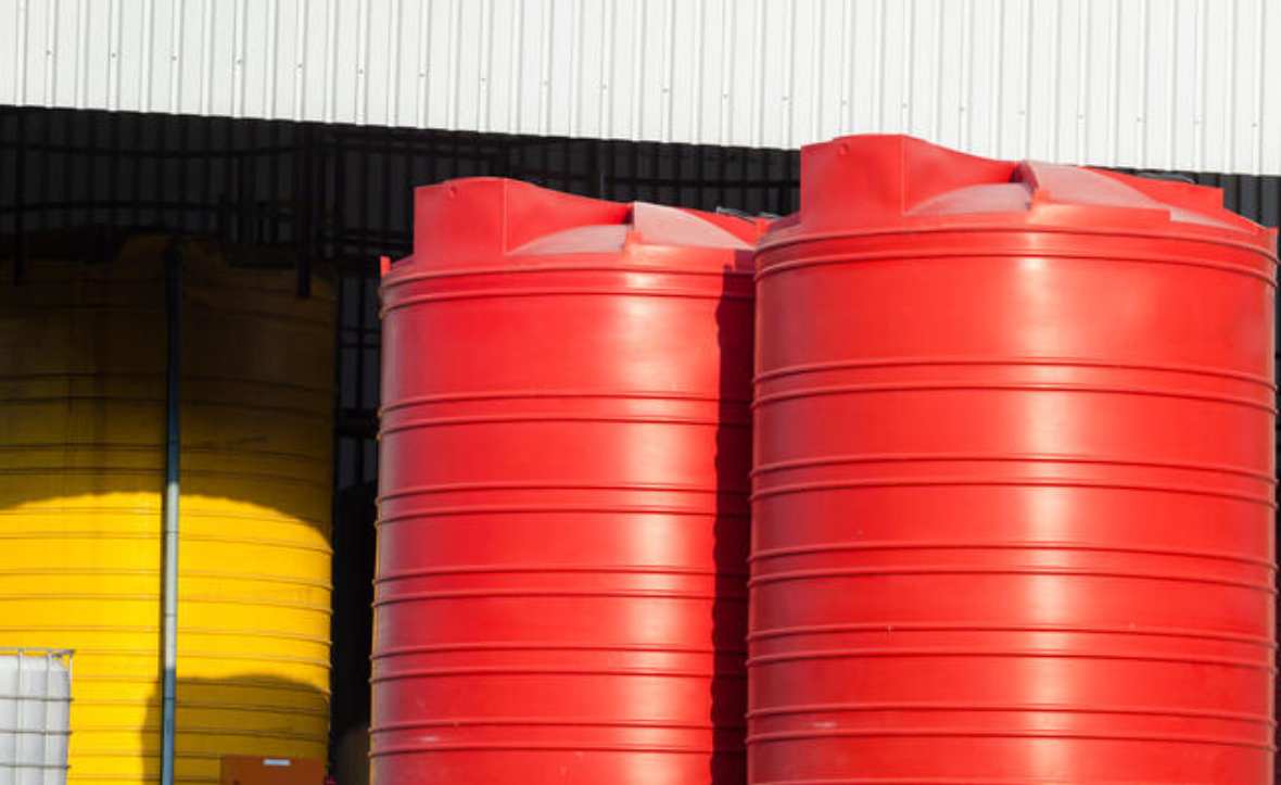 Tanques de almacenamiento de agua de plástico industrial